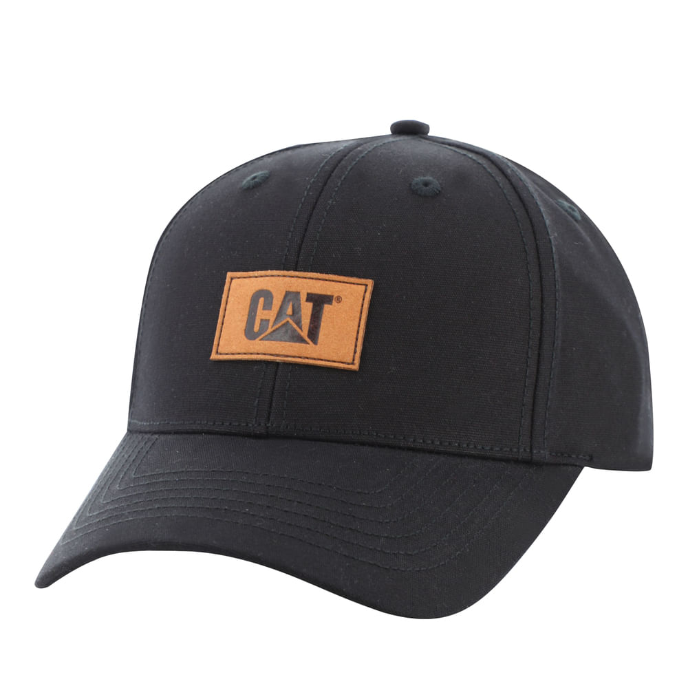 Cachuchas Logo Leather Patch H - Pitch Black 2120618-MLG - CAT Lifestyle