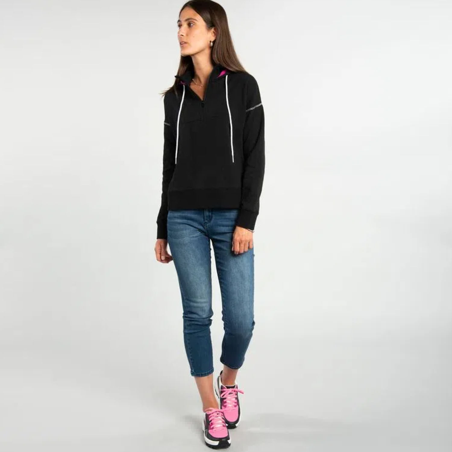 Jeans Symbol High Rise Str-Medium Wash Para Mujer - CAT Lifestyle