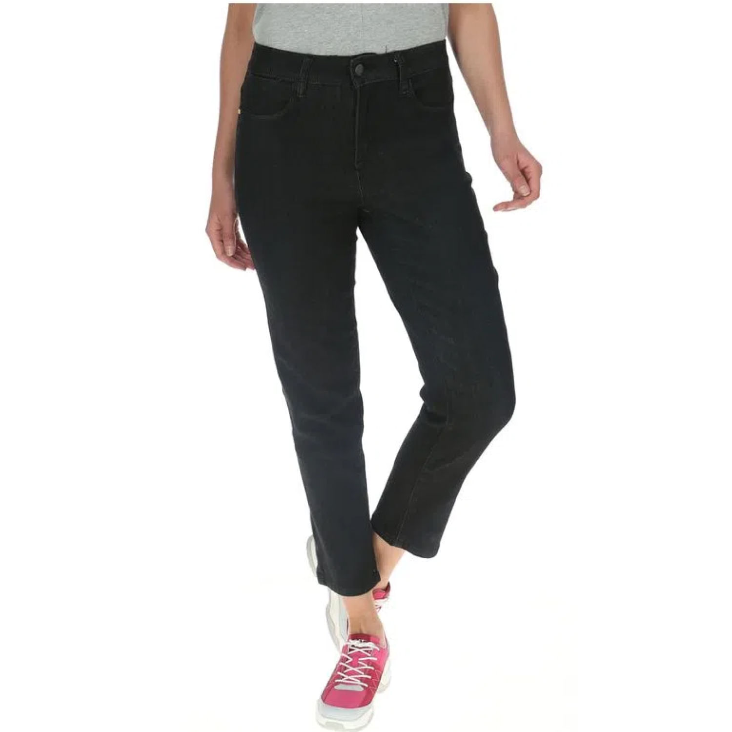 Jeans Symbol High Rise Str-Pitch Black Para Mujer - CAT Lifestyle