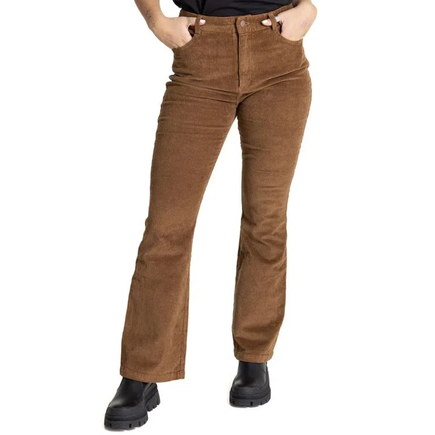 Pantalon Mended Heart Corduro-Bison Para Mujer - CAT Lifestyle