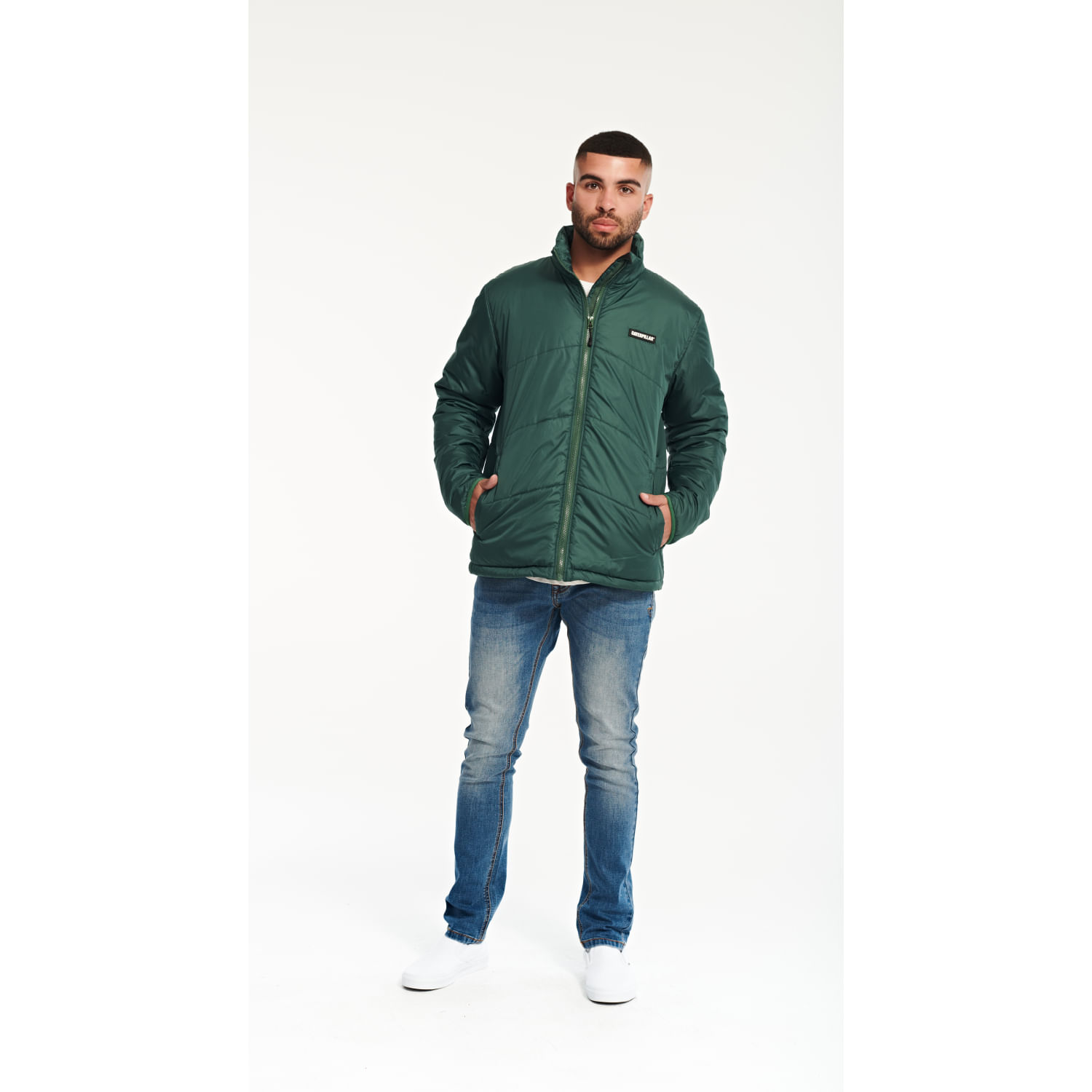 Saco Fdtn Chevron Ins Jkt-Pineneedle