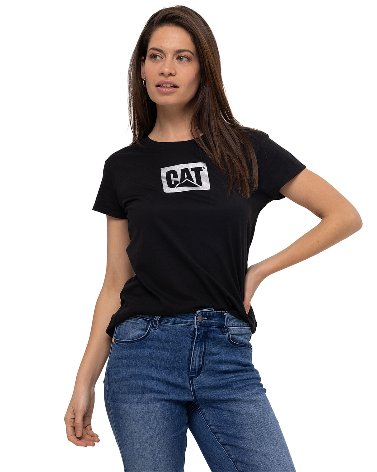 Metallic Cat Logo Te