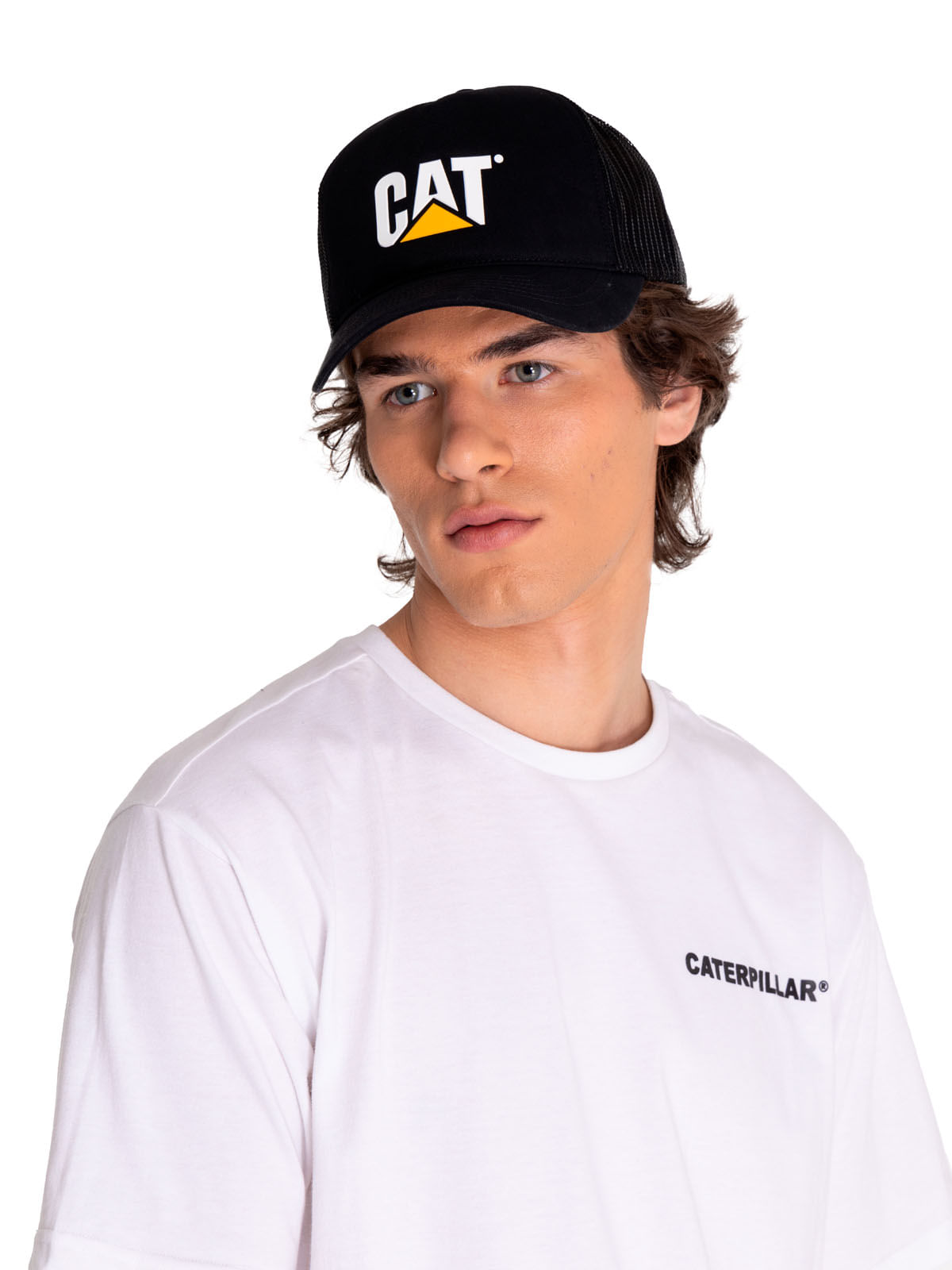 Cachuchas Y Gorros Cat Logo Mesh Back F Para Hombre - CAT Lifestyle