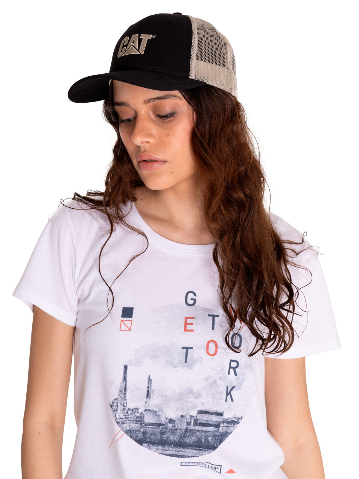 Cachuchas Lifestyle Cat Logo Mesh Back H Mujer