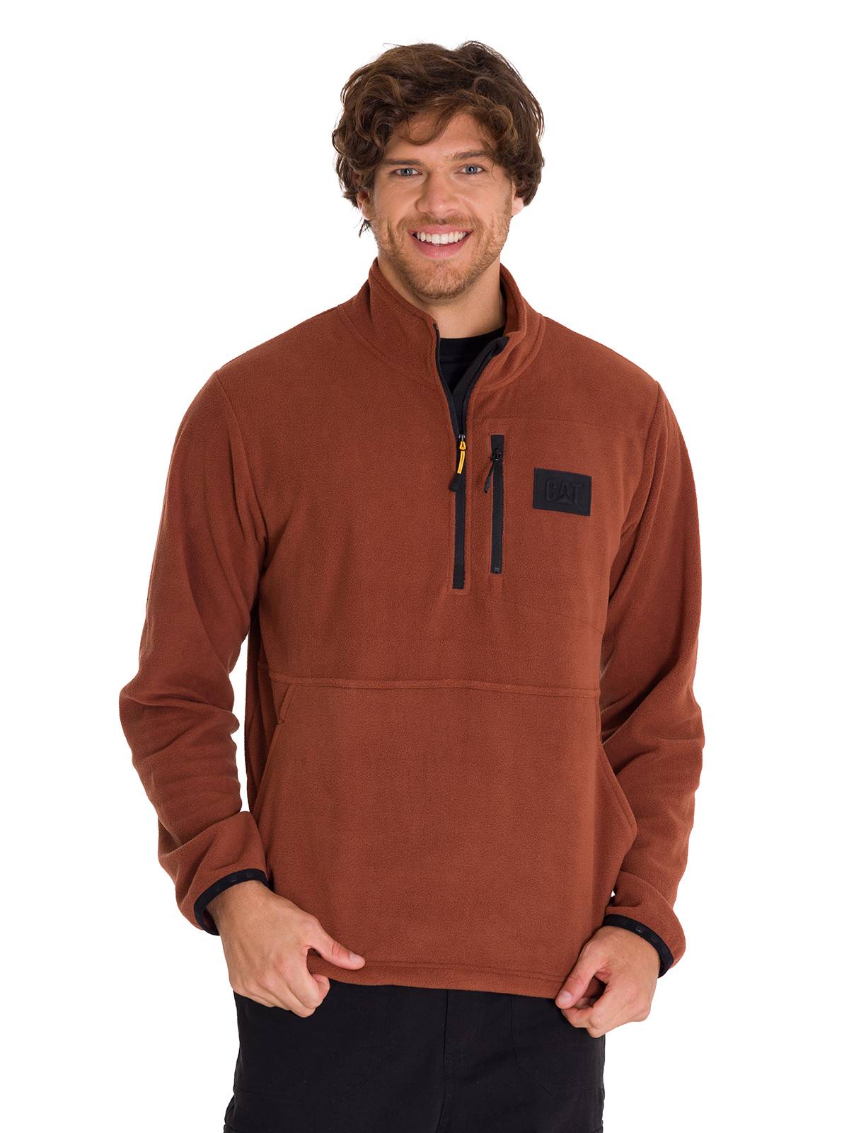 Saco Microfleece Quarter Para Hombre - CAT Lifestyle
