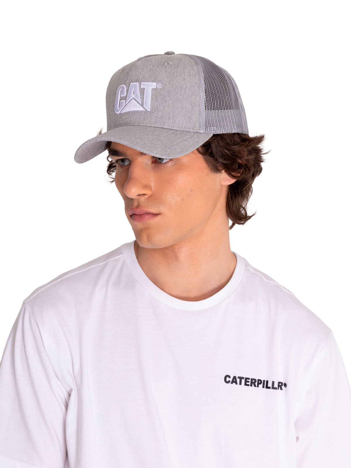 Cachuchas Lifestyle Trucker 2D Logo Hat Para Hombre - CAT Lifestyle